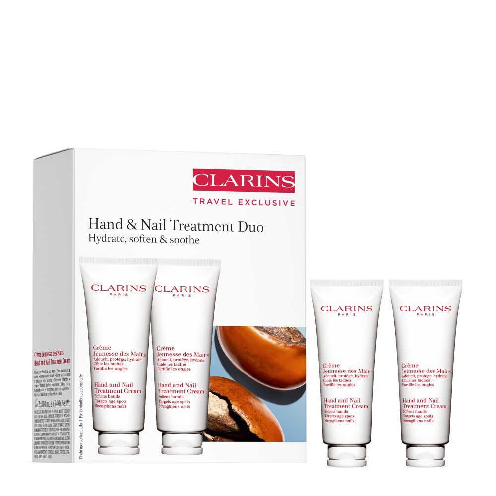 Clarins Hand & Nail Treatment Cream Duo Set 2x100ml | Perth Airport ...