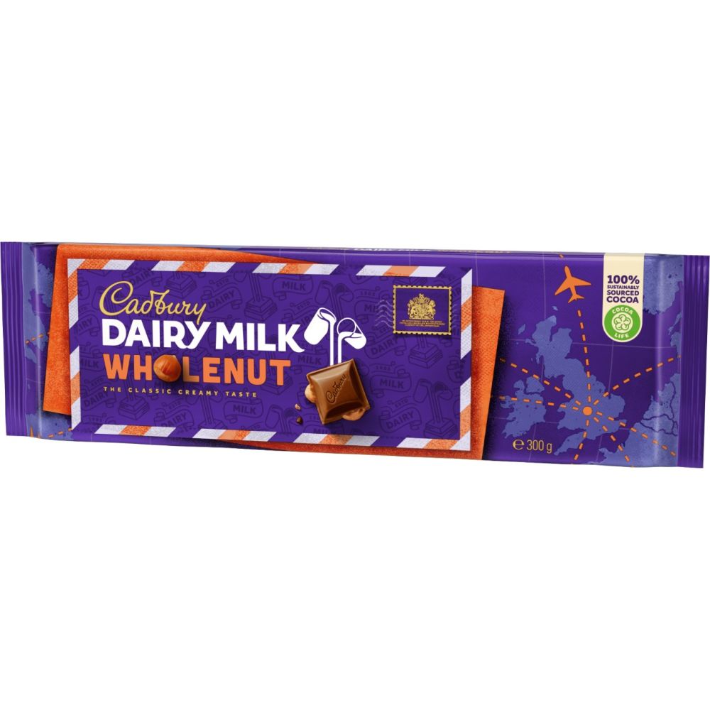 Cadbury Dairy Milk Whole Nut Tablet 300g | Perth Airport Digital ...