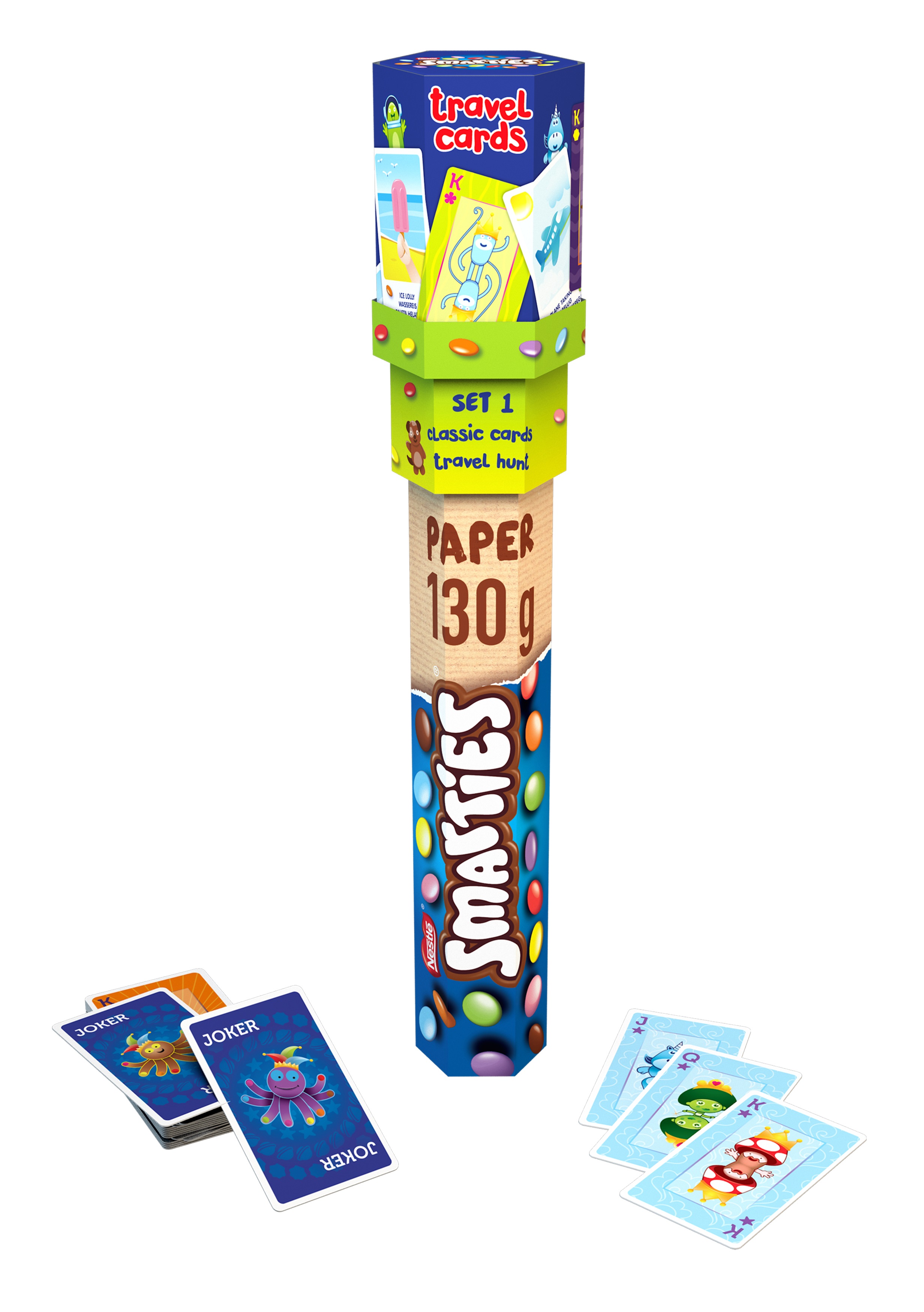 Smarties Travel Cards Topper Giant Hexatube 130g | Perth Airport ...