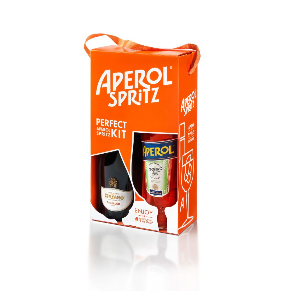 Aperol Spritz Travel Pack - Aperol and Cinzano 1l + 75cl | Perth ...