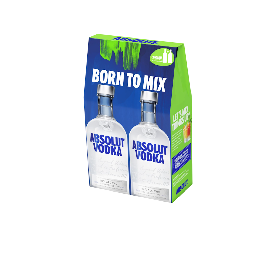Absolut Vodka Twin Pack 2x1l | Perth Airport Duty Free | Perth Airport ...